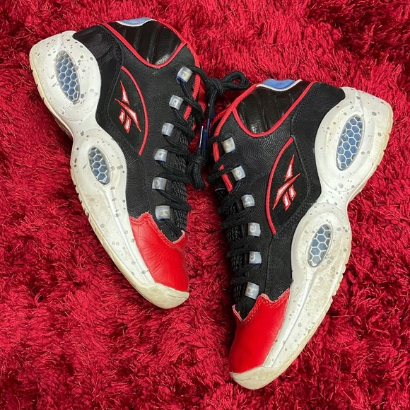 Reebok | Shoes | Reebok Allen Iverson Question Mid Leather Shoes 8 ...